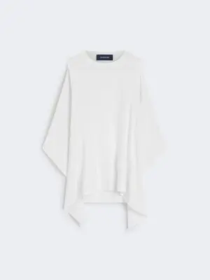 Max Mara Fitted T-shirt With Contrast Back