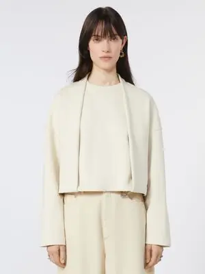 Max Mara Soft Sweatshirt With Double-layer Effect