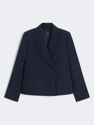 Max Mara Double-breasted Gabardine Jacket