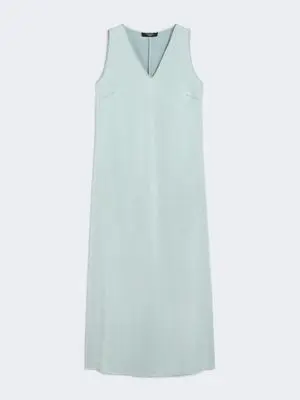 Max Mara Flowing Satin Maxi Dress