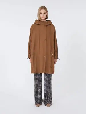 Max Mara Technical Faille Parka