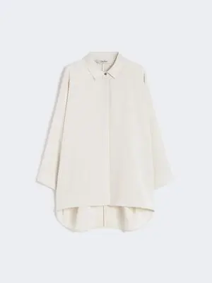 Max Mara Oversized Crepe De Chine Shirt