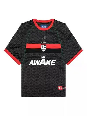 AWAKE NY Crest-patterned Jersey T-shirt