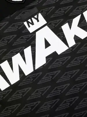 AWAKE NY Crest-patterned Jersey T-shirt