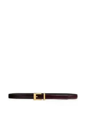 Khaite Leather Buckle Belt