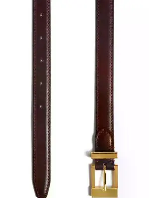 Khaite Leather Buckle Belt