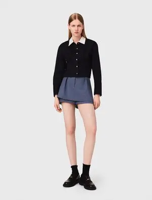 Maje Zip Up Shorts For Women