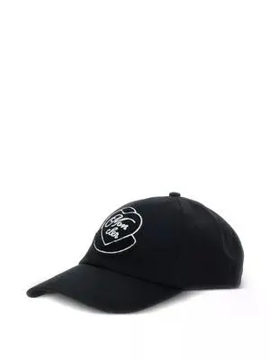 Moncler Heart-patch Baseball Cap - Black