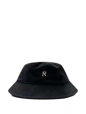 REPRESENT Logo-patch Bucket Hat - Black