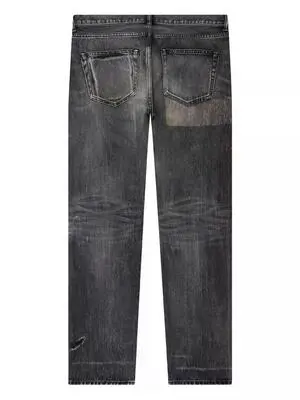 John Elliott Distressed Straight Leg Jeans