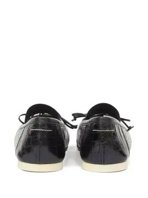 MAISON MARGIELA Numeric" Croc-embossed Ballet Flats
