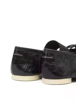 MAISON MARGIELA Numeric" Croc-embossed Ballet Flats