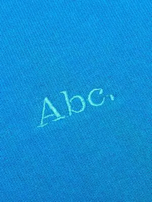 ADVISORY BOARD CRYSTALS Embroidered Logo Sweatshirt - Blue
