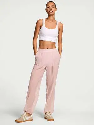 Victoria's Secret Vsx Sheer Ripstop Wide-leg Pant