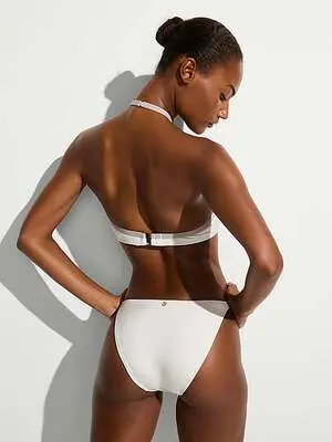 Victoria's Secret Swim Archives Cut-out Bikini Bottom - White,ivory