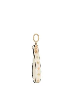 Victoria's Secret Wristlet Strap Keychain - White,ivory