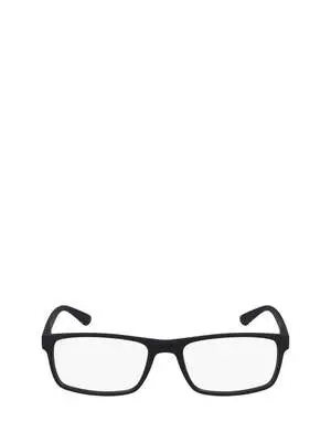 Calvin Klein Rectangular Eyeglasses Matte Black