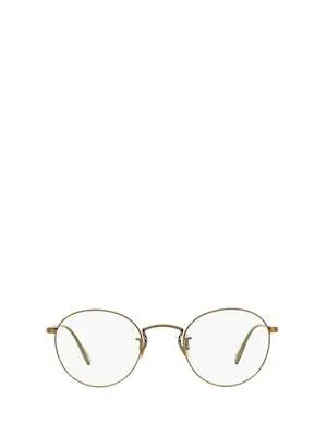 Oliver Spencer Round Eyeglasses - Gold
