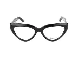 Balenciaga Eyeglasses Bb0276o 001 - Black Black Transparent