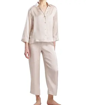 Natori Ashley Icon Notch Top And Pant Pj Set