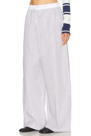 Acne Studios Striped Pijama Pant - Multi Brown