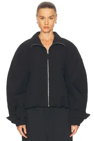 Acne Studios Odill Nylon Bomber Jacket - Black