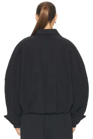 Acne Studios Odill Nylon Bomber Jacket - Black
