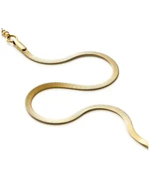 ANA LUISA Stainless Steel Atlas Herringbone Bracelet