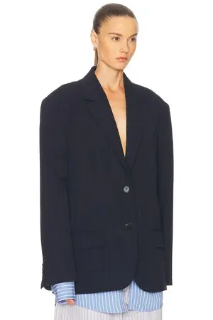 Acne Studios Julaga Suit Blazer - Navy