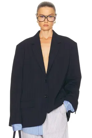 Acne Studios Julaga Suit Blazer - Navy