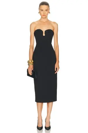 Carolina Herrera Sweetheart Midi Dress