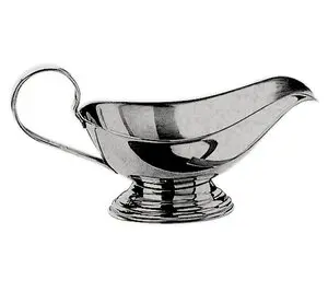 MEPRA 10oz Vintage Stainless Steel Gravy Boat - Silver