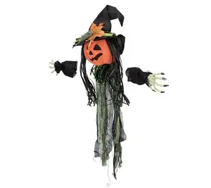 NORTHLIGHT Creepy Jack-o-lantern 3-d Halloween Indow Decor