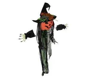 NORTHLIGHT Creepy Jack-o-lantern 3-d Halloween Indow Decor