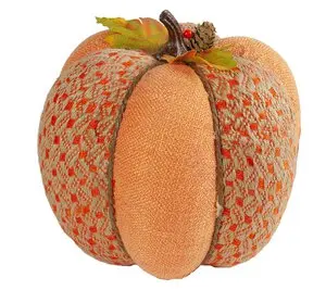 NORTHLIGHT Harvest Textured Thanksgiving Pumpki 8.5 - One-color