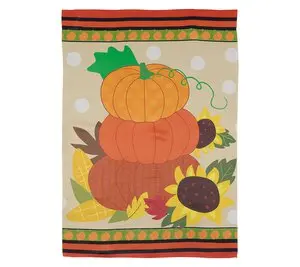 NORTHLIGHT Pumpkins & Sunflowers Harvest House Lag 28' X 40 - One-color