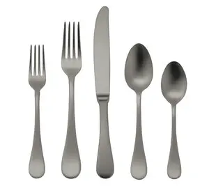 MEPRA 5-piece Brescia Ice Black Gold Flatware S Et - One-color