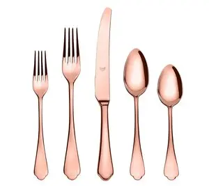MEPRA 20pc Dolce Vita Bronze Flatware Set - One-color