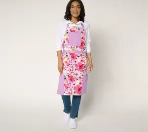PREPOLOGY 2-in-1 Apron W/ Built In Oven Mitts - One-color
