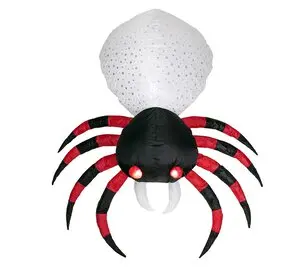 NORTHLIGHT Led Inflatable Spider Yard Halloween Decor 4 - One-color