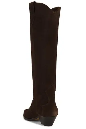 Isabel Marant Étoile Denvee Suede Boots - Chocolate