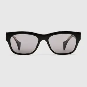 Gucci Rectangular Frame Sunglasses - Black
