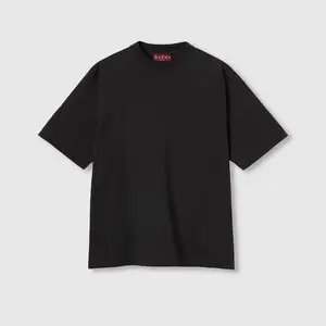 Gucci Cotton Jersey T-shirt With Embroidery - Black