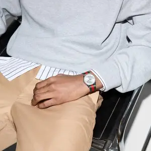 Gucci G-timeless Watch, 38mm Steel - Red
