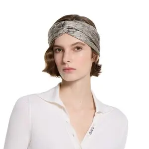 Gucci Laminated Printed Silk Twill Carr - Grey