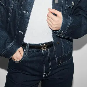 Gucci Belt With Interlocking G Buckle