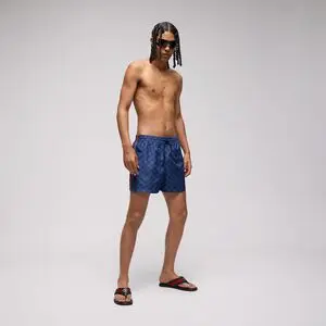 Gucci Printed Poplin Tech Swim Shorts Ready-to-wear - Blue