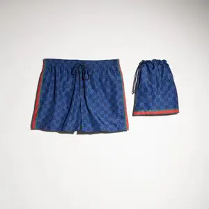 Gucci Printed Poplin Tech Swim Shorts Ready-to-wear - Blue