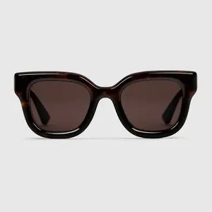 Gucci Round Frame Sunglasses - Brown
