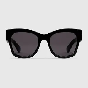 Gucci Butterfly Frame Sunglasses - Black